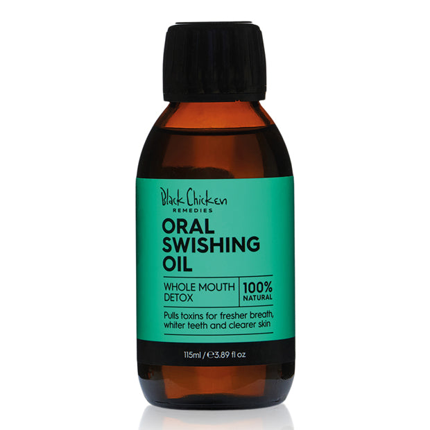 Oral Swishing Oil - Natural Teeth Whitener & Mouthwash